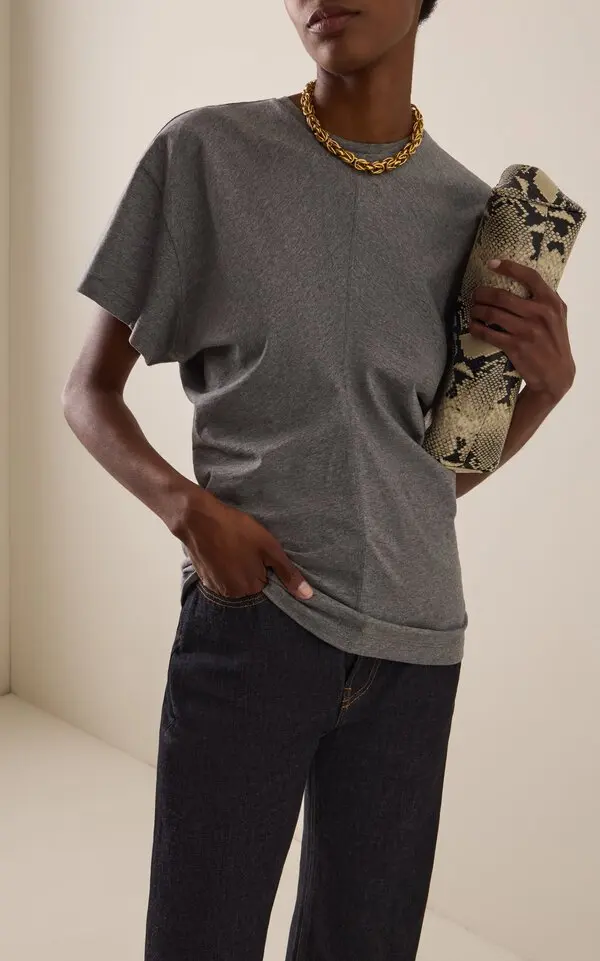 TOTEME Slouch Waist Cotton T-shirt