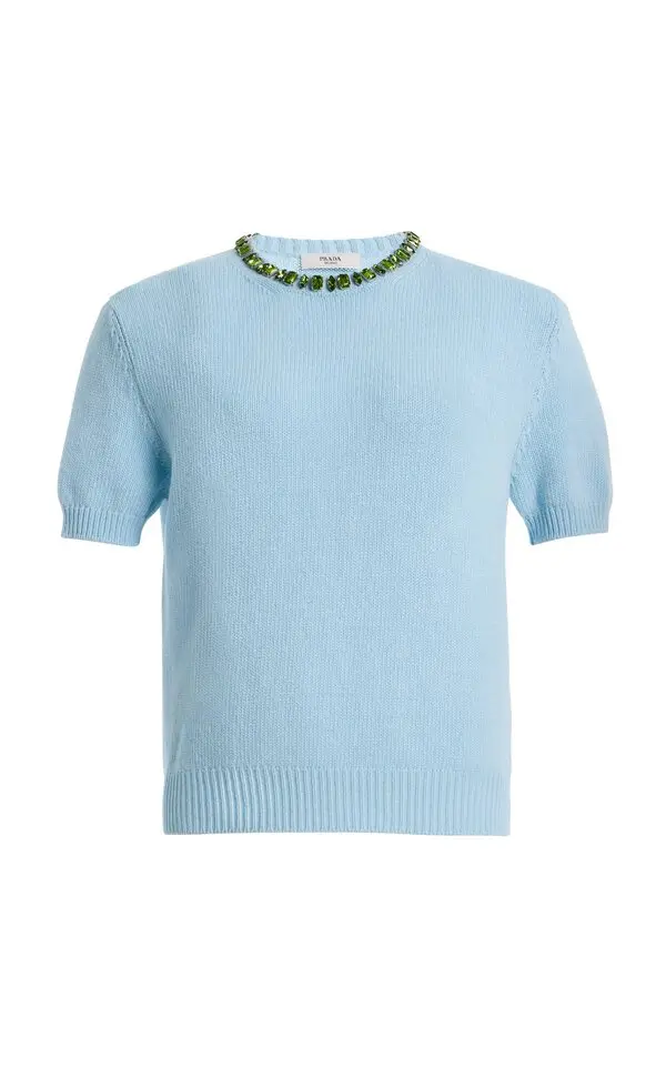 Prada Cashmere-wool Top - Blue