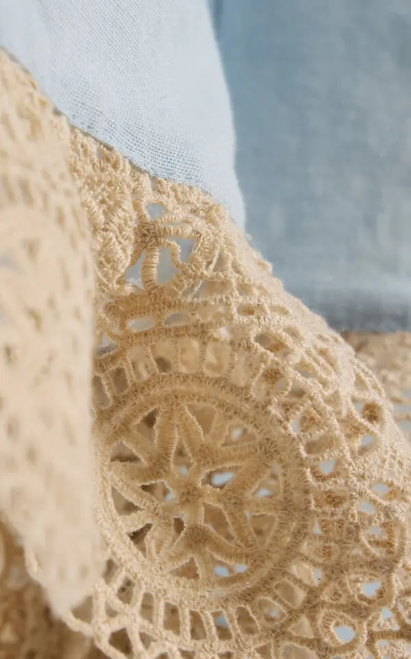 Sea Niamh Embroidered Cotton-linen Pants