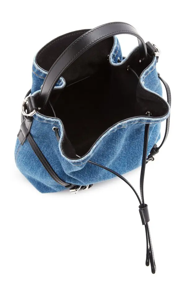 Givenchy Voyou Mini Denim Bucket Bag