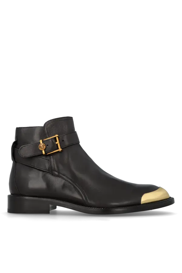 Versace Leather Ankle Boots ‘primo