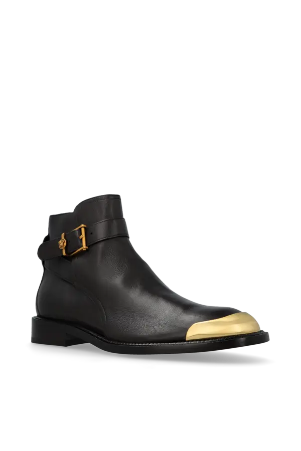 Versace Leather Ankle Boots ‘primo