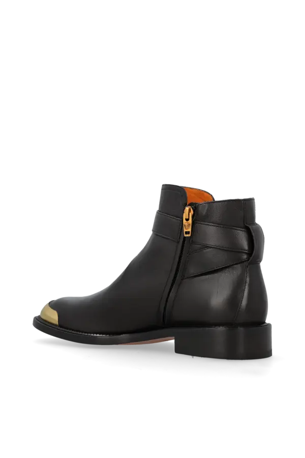 Versace Leather Ankle Boots ‘primo