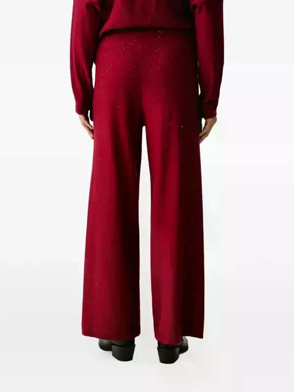Joseph Ribkoff Sequin-embellished Drawstring-waist Trousers