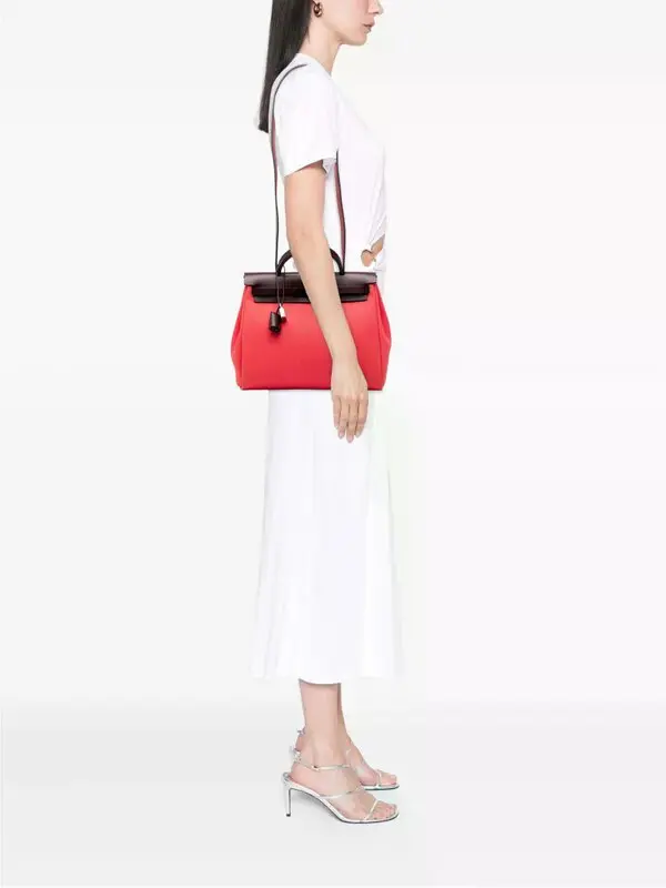 Hermès 2023 Toile Herbag Zip 31 Satchel