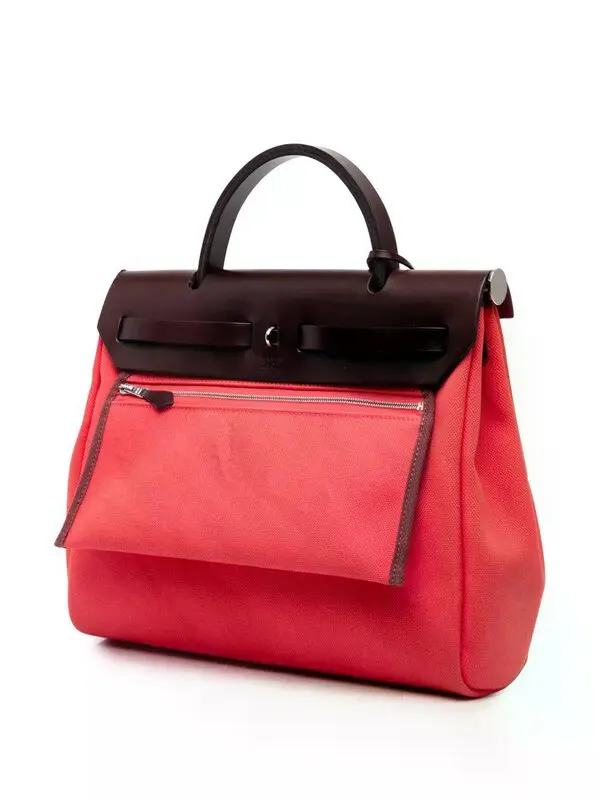 Hermès 2023 Toile Herbag Zip 31 Satchel