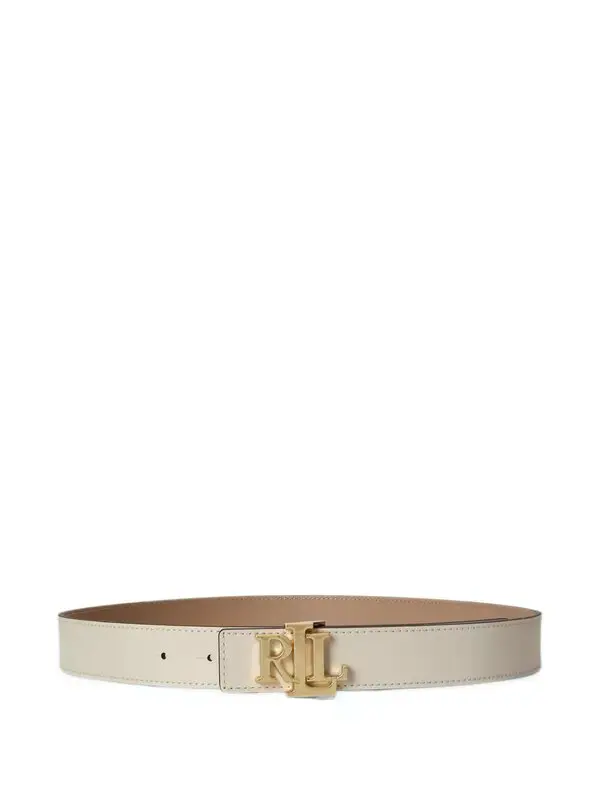 Ralph Lauren Lrl Reversible Leather Belt - Neutrals