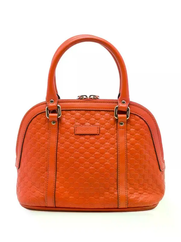 Gucci 2016-2026 Mini Microguccissima Dome Satchel - Orange