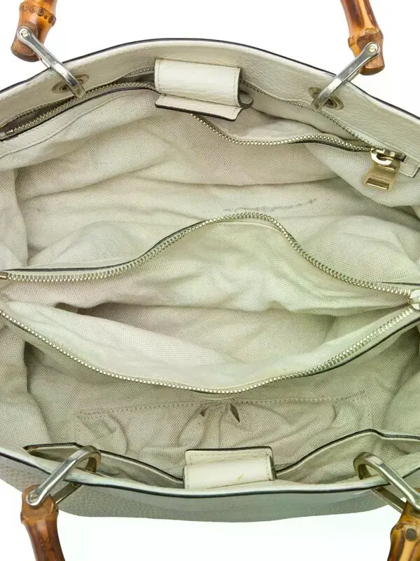 Gucci 2016-2026 Medium Calfskin Bamboo Shopper Satchel