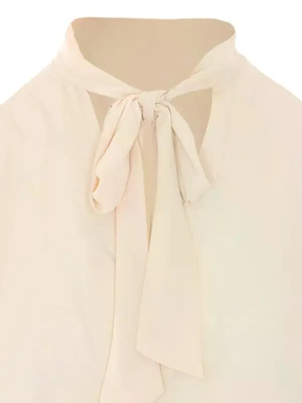 RUE DU BAC V-neck Bow-detail Blouse