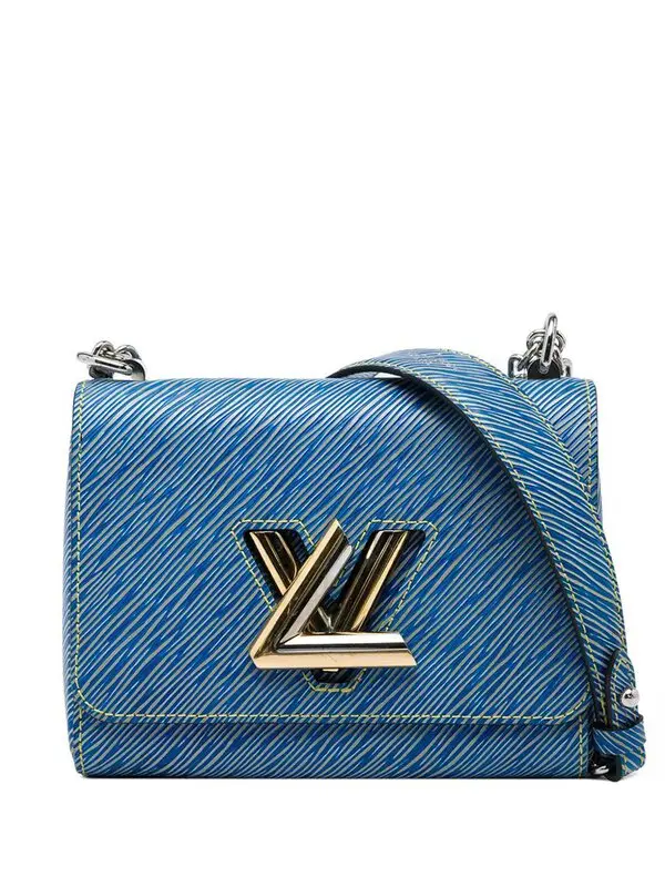 LOUIS VUITTON 2016 Epi Denim Twist Mm Crossbody Bag