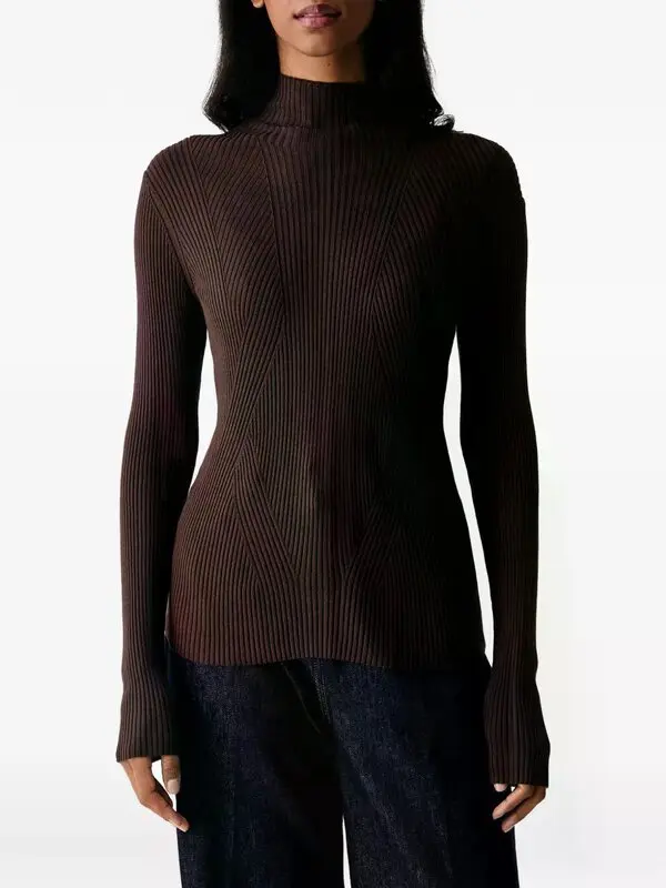 JOOP! Ribbed-knit High-neck Sweater