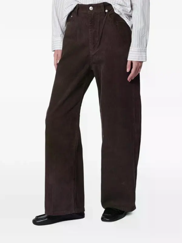 DUNST Wide-leg Corduroy Trousers
