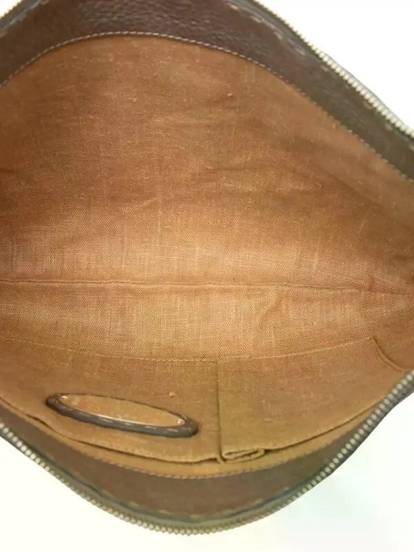Fendi 2000-2010 Medium Leather Selleria Crossbody Bag