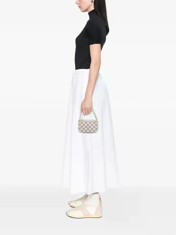 LOUIS VUITTON 2007 Damier Azur Mini Pochette Accessoires Handbag