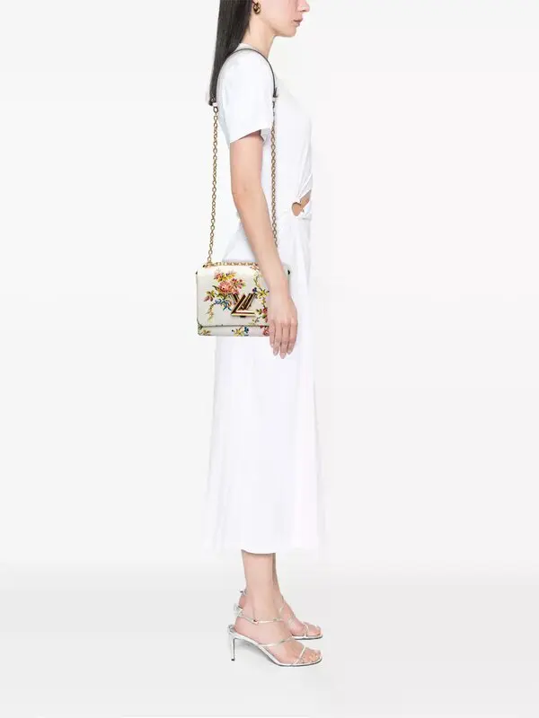 LOUIS VUITTON 2018 Epi Romantic Blossoms Twist Mm Crossbody Bag