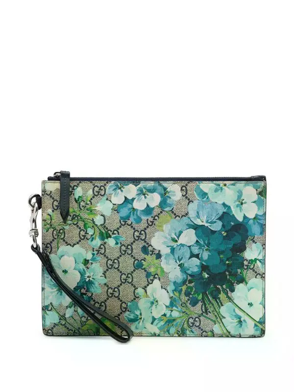 Gucci 2000-2015 Gg Supreme Blooms Clutch Bag