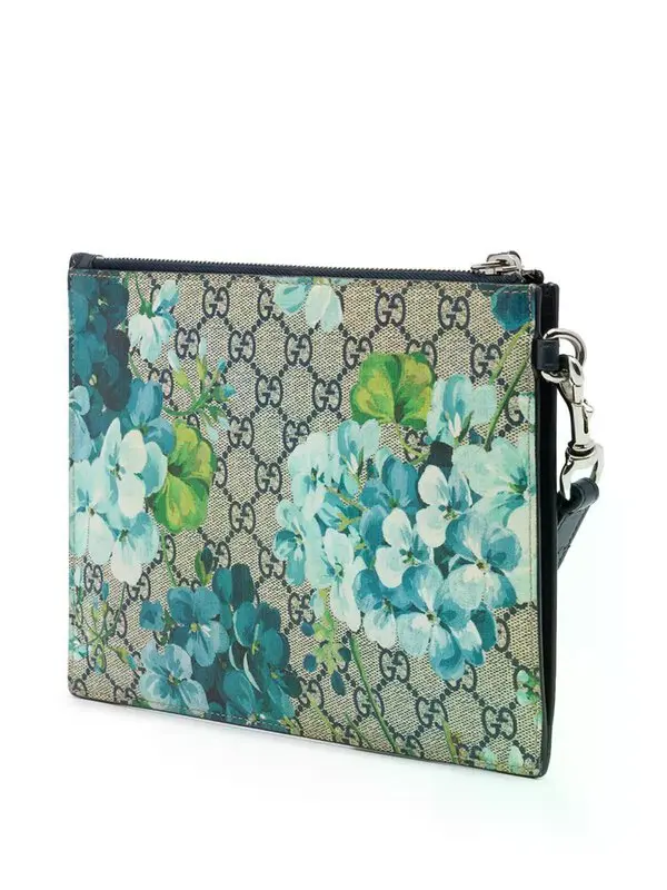 Gucci 2000-2015 Gg Supreme Blooms Clutch Bag