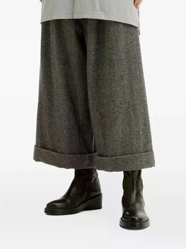 Y’s Twill Flannel Cuffed Trousers