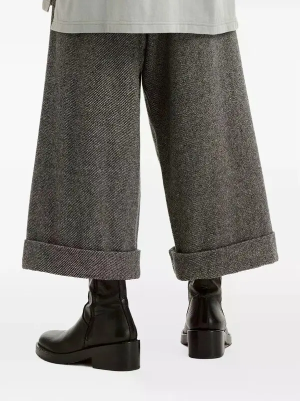 Y’s Twill Flannel Cuffed Trousers