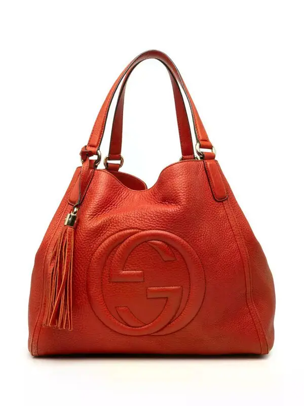 Gucci 2000-2015 Medium Calfskin Soho Cellarius Tote Bag