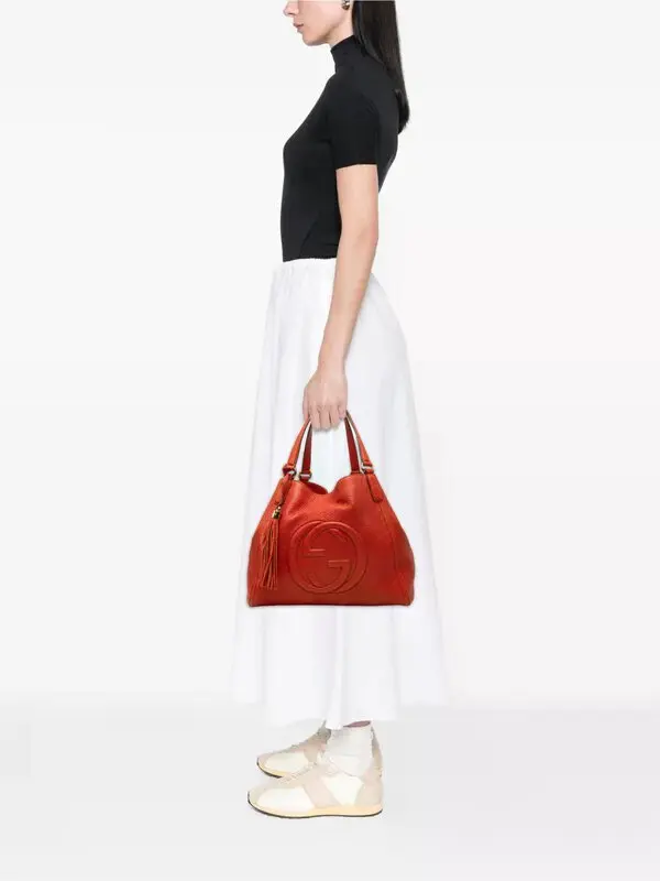Gucci 2000-2015 Medium Calfskin Soho Cellarius Tote Bag