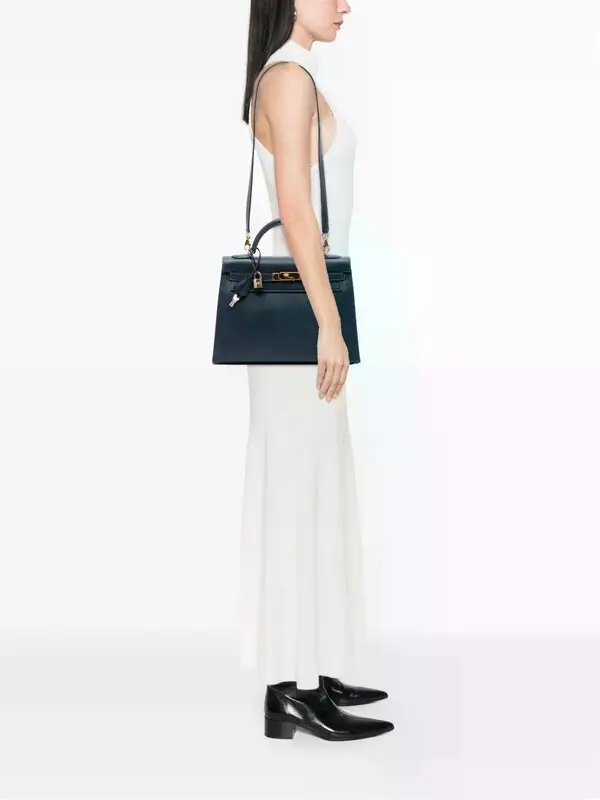 Hermès 2002 Courchevel Kelly Ii Sellier 32 Satchel
