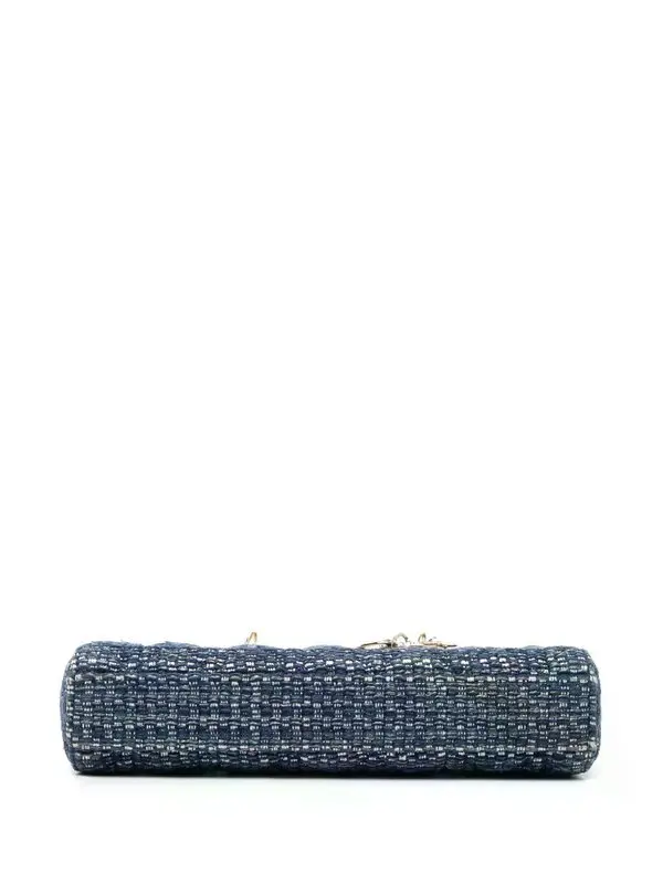 Dior 2022 Medium Tweed Cannage Lady D Joy Satchel
