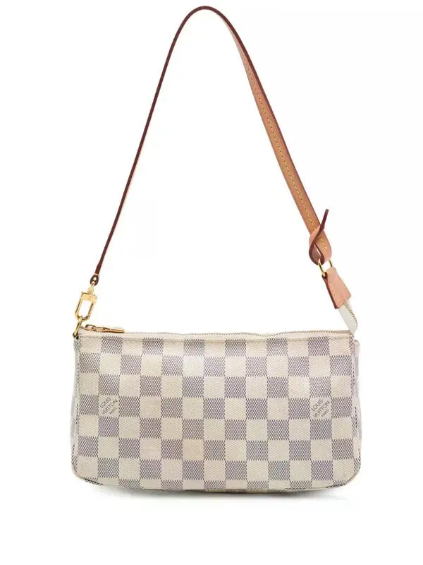 LOUIS VUITTON 2020 Damier Azur Pochette Accessoires Shoulder Bag