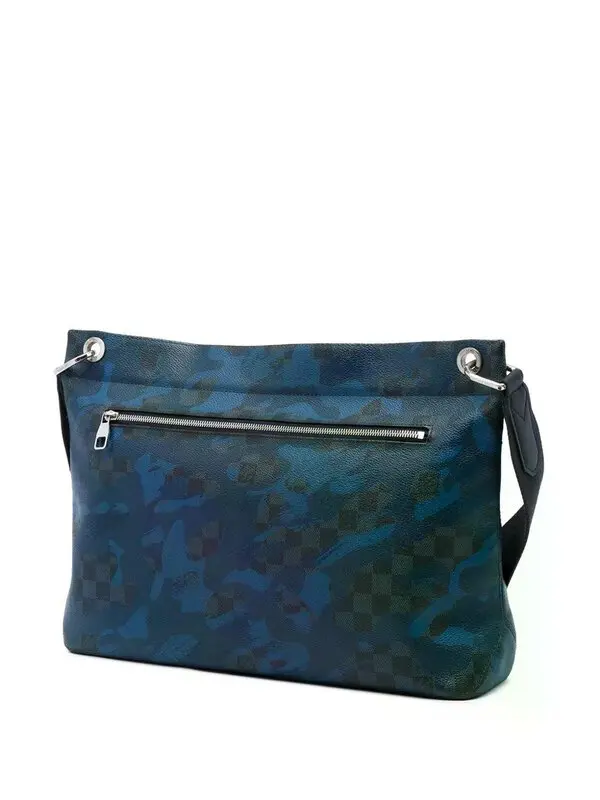 LOUIS VUITTON 2016 Damier Cobalt Camouflage Hunter Crossbody Bag
