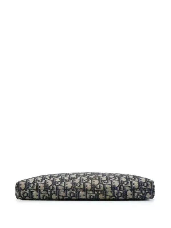Dior 2021 Oblique Canvas Clutch Bag