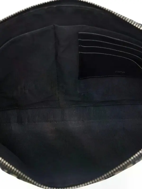Dior 2021 Oblique Canvas Clutch Bag