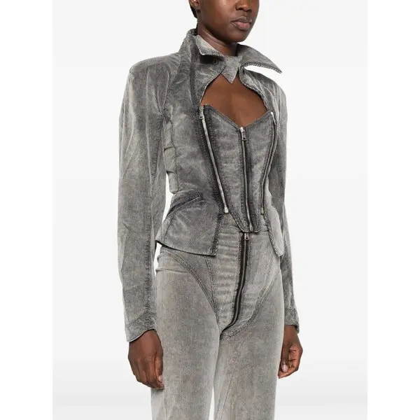 VIVIENNE WESTWOOD Grey Jackets Denim Jackets