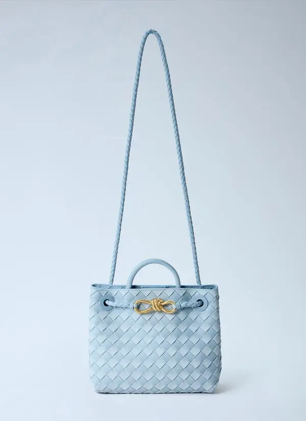 Bottega Veneta Small Andiamo Handbag - Blue