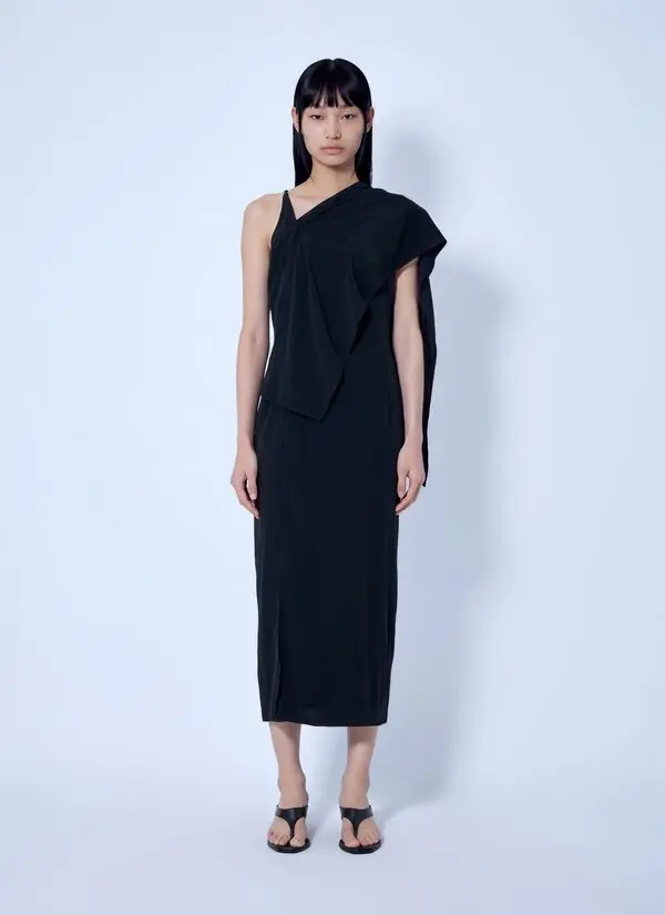 Yohji Yamamoto Strap Slim Fit Dress