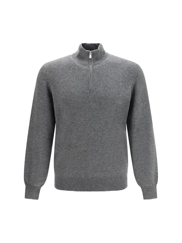Brunello Cucinelli Cashmere Sweater - Gray