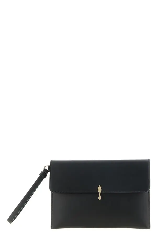 CHRISTIAN LOUBOUTIN Bettina' Flat Pouch - Black