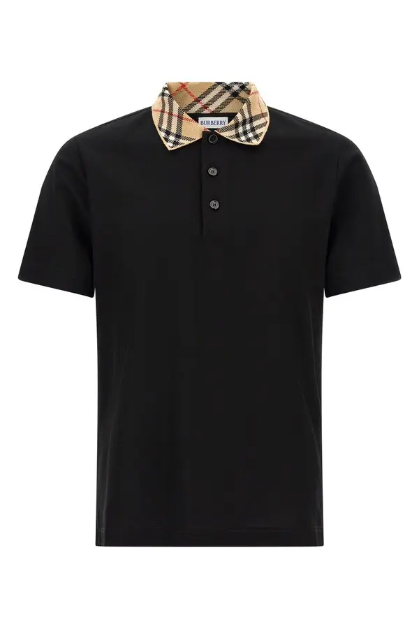 Burberry Evan' Polo Shirt - Black