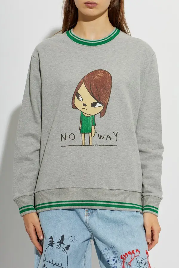 Stella McCartney Yoshitomo Nara × Crewneck Sweatshirt