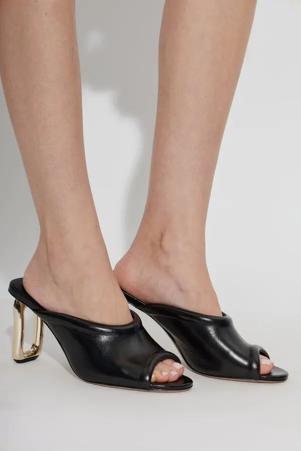 Marc Jacobs Leather Heeled Mules