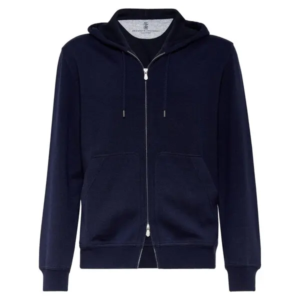 Brunello Cucinelli Sweaters & Knitwear Hoodies - Blue