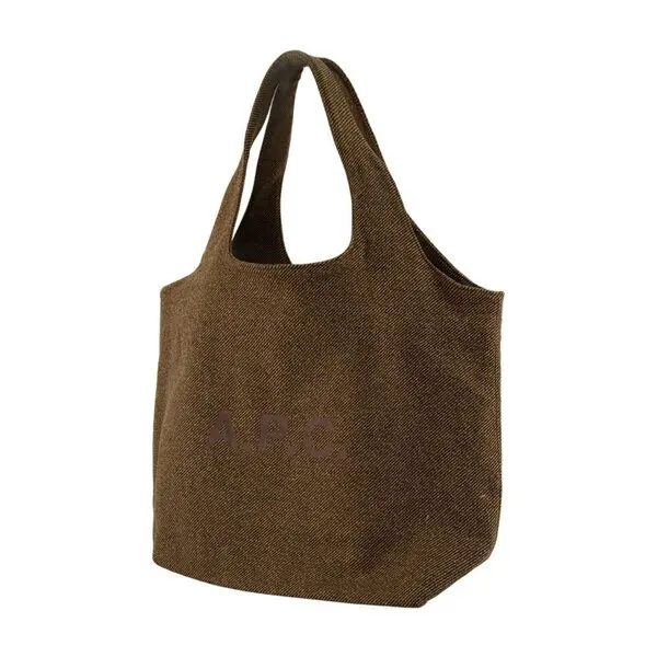 A.p.c. Ninon Logo-print Wool Tote Bag
