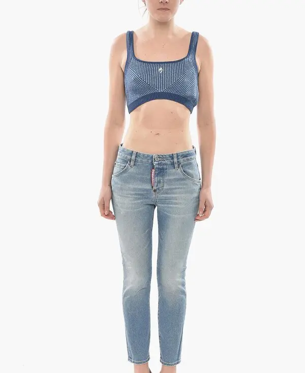 Palm Angels Sleeveless Crop Top
