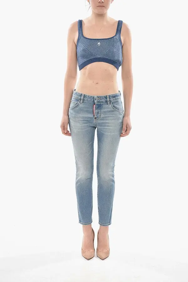 Palm Angels Sleeveless Crop Top