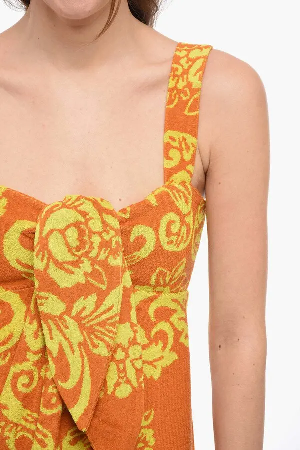 ALEMAIS Alby Floral-print Midi Dress
