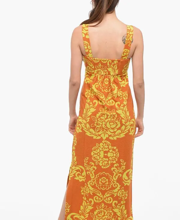 ALEMAIS Alby Floral-print Midi Dress