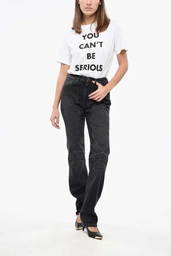 JEAN PAUL GAULTIER Lace-up Jeans