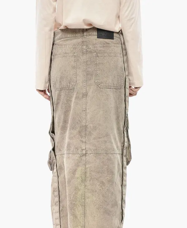 Y/project Maxi Cargo Denim Skirt