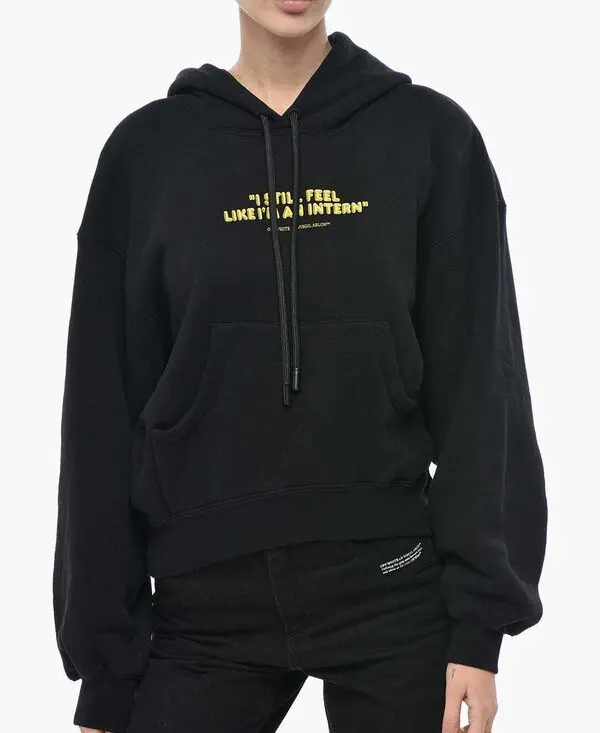 Off-White Slogan-print Cotton Hoodie