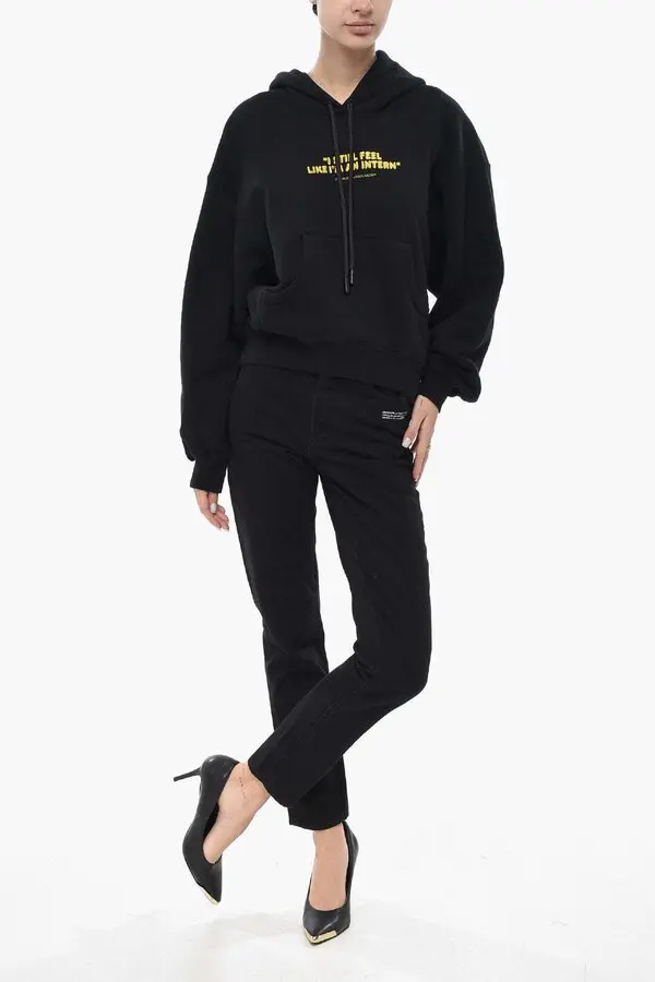 Off-White Slogan-print Cotton Hoodie